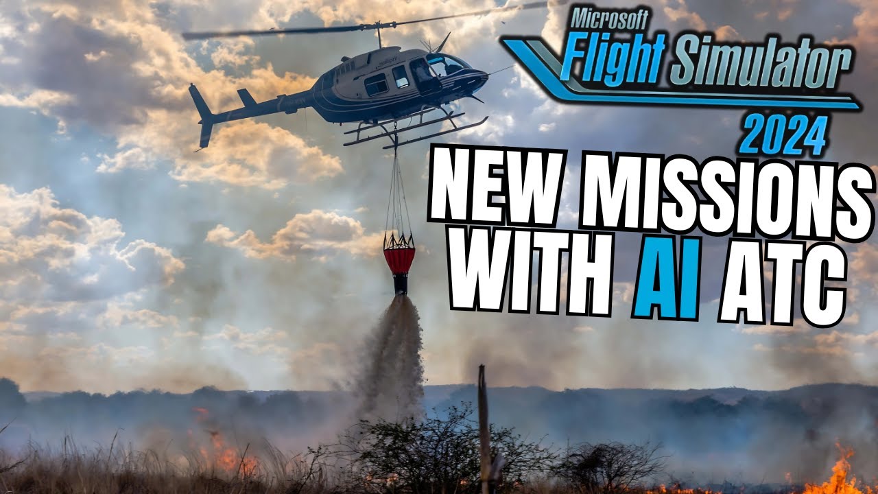 AI Generated ATC & missions in Flight Sim 2024 - YouTube