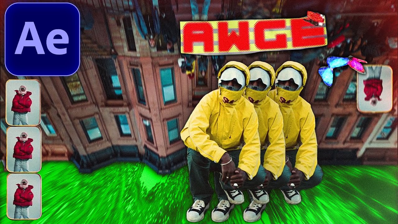 Make AWGE style VIDEO COLLAGE with a Twist! - YouTube