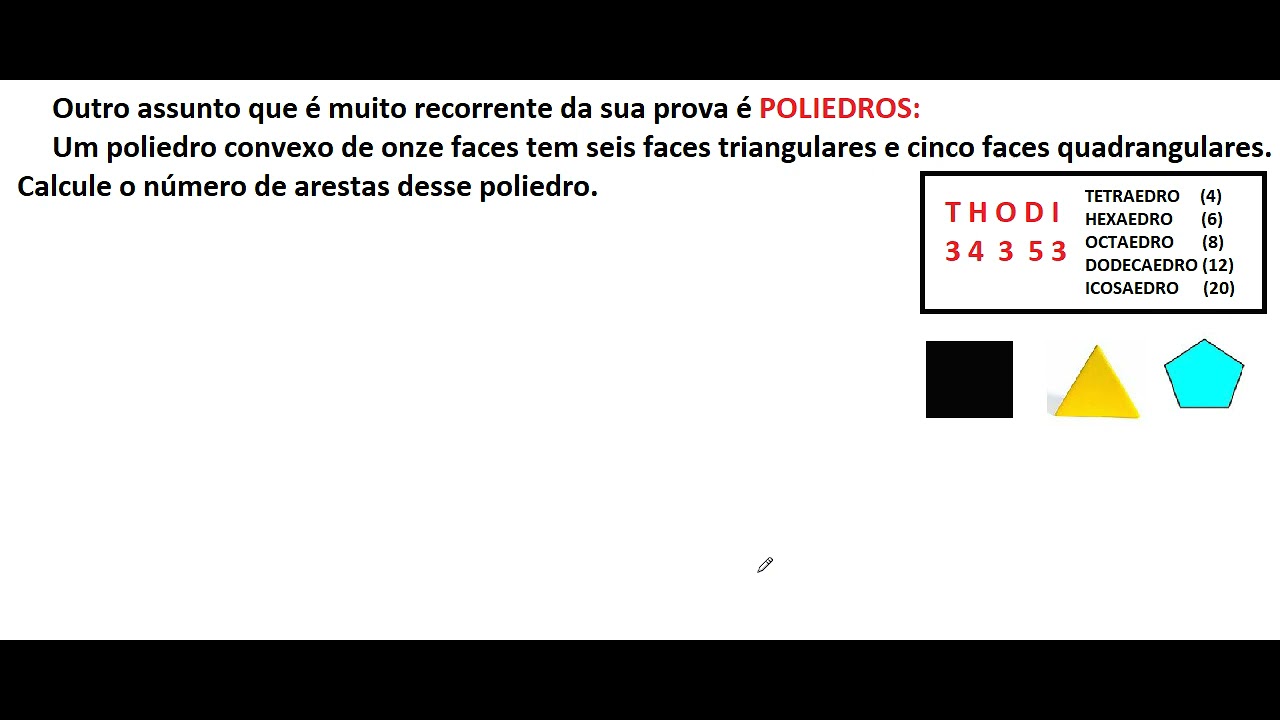 (QOAM) POLIEDROS 001 - Não cague para matemática - YouTube