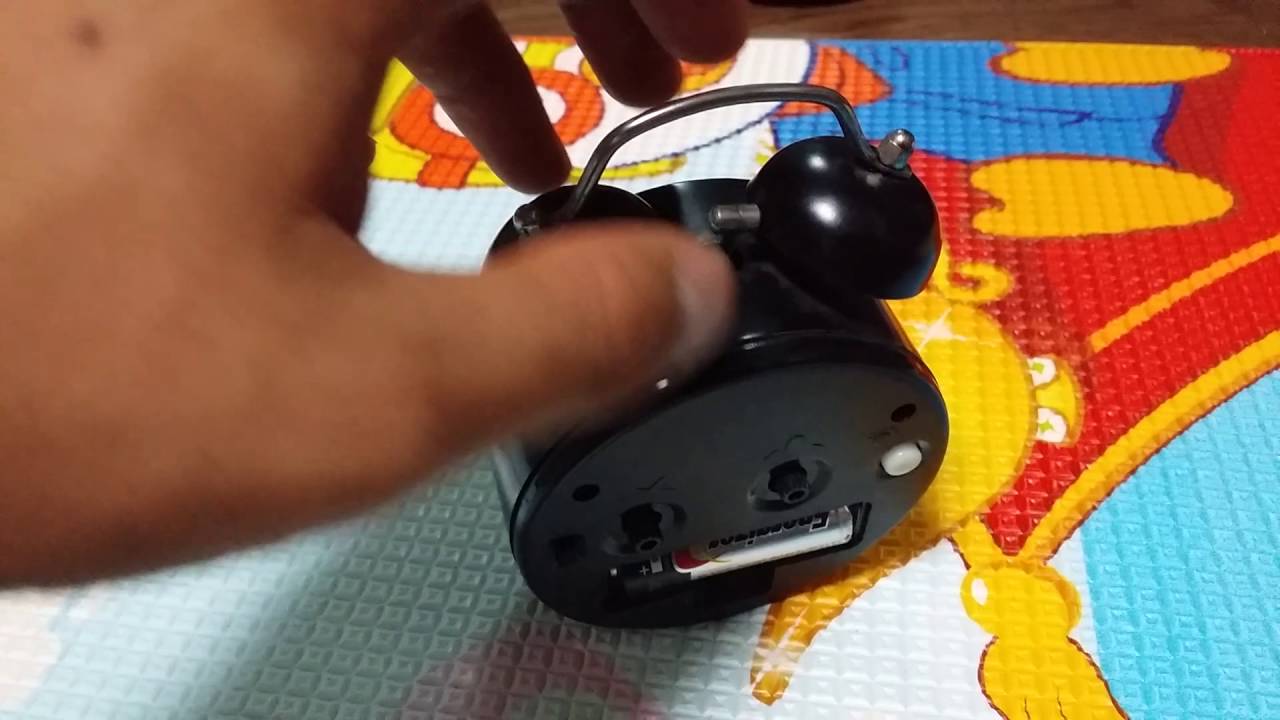 Angry birds twin bell black alarm clock with bomb - YouTube