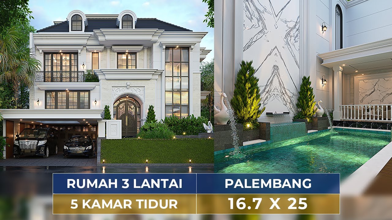 RUMAH SULTAN DI PALEMBANG?! MEWAH LUAR DALAM DENGAN STYLE KLASIK! ADA ...
