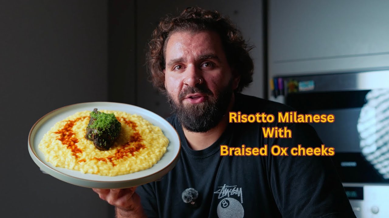 Braised Beef Cheek Risotto Milanese - YouTube