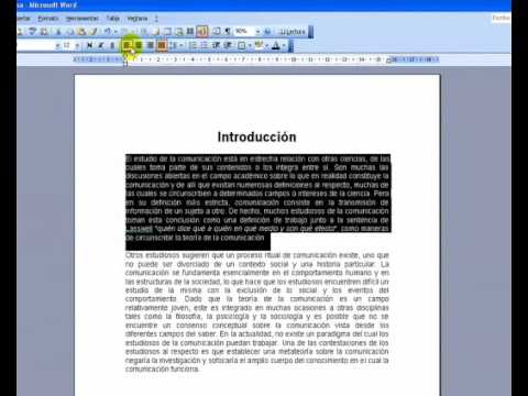 TUTORIAL WORD - TEXTO CON FORMATO ANIMADO - YouTube