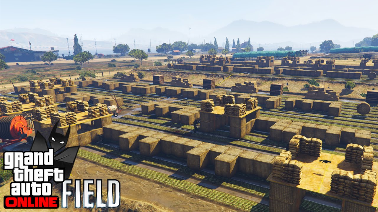 GTA V Field Online: BARRICADAS EXPLOSIVAS NO DESERTO - YouTube