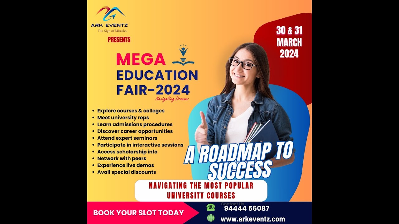 ENTRY FREE @ MEGA EDUCATION FAIR-2024.NAVIGATING YOUR DREAMS 60 ...