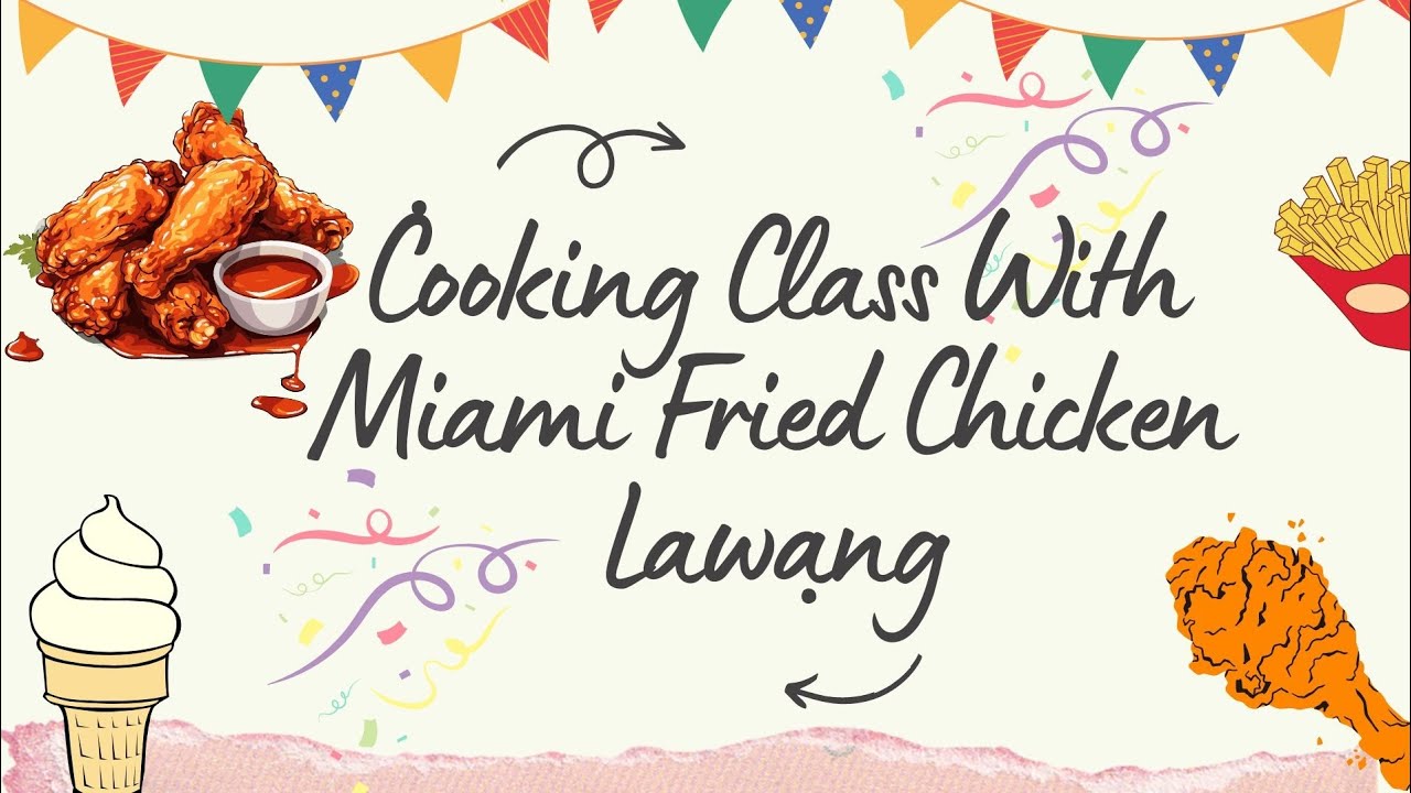 Cooking Class With Miami Fried Chicken Lawang - YouTube