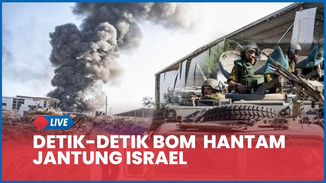 🔴 Detik-detik Bom Pejuang Palestina Hantam Jantung Israel, Puluhan IDF ...
