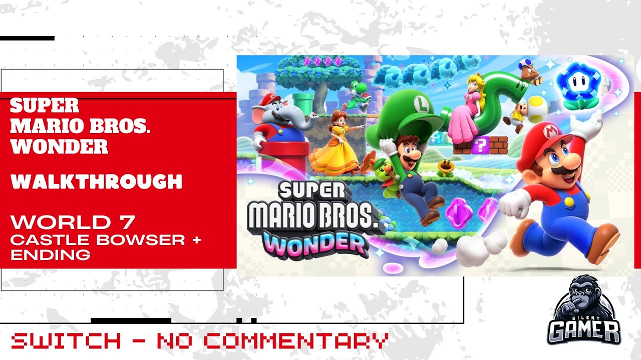 Super Mario Bros. Wonder - Walkthrough - World 7 - Castle Bowser ...