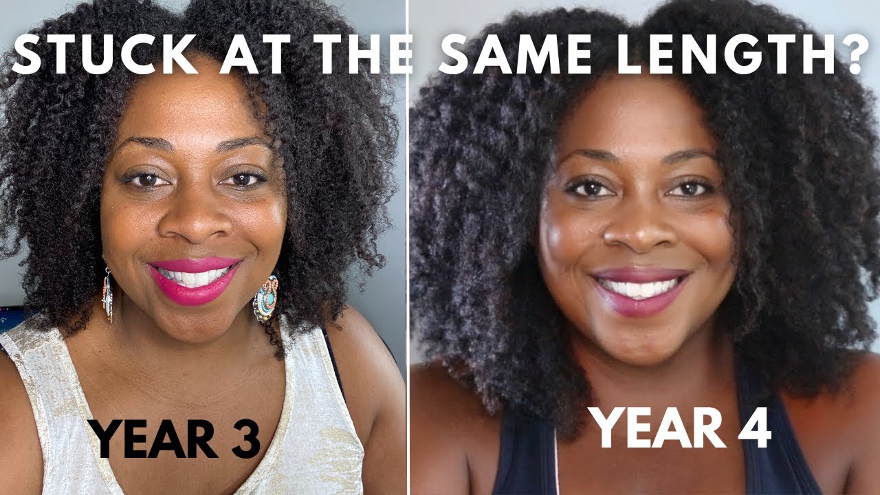 Why is My Hair STUCK at The Same Length| Protective Style Challenge ...
