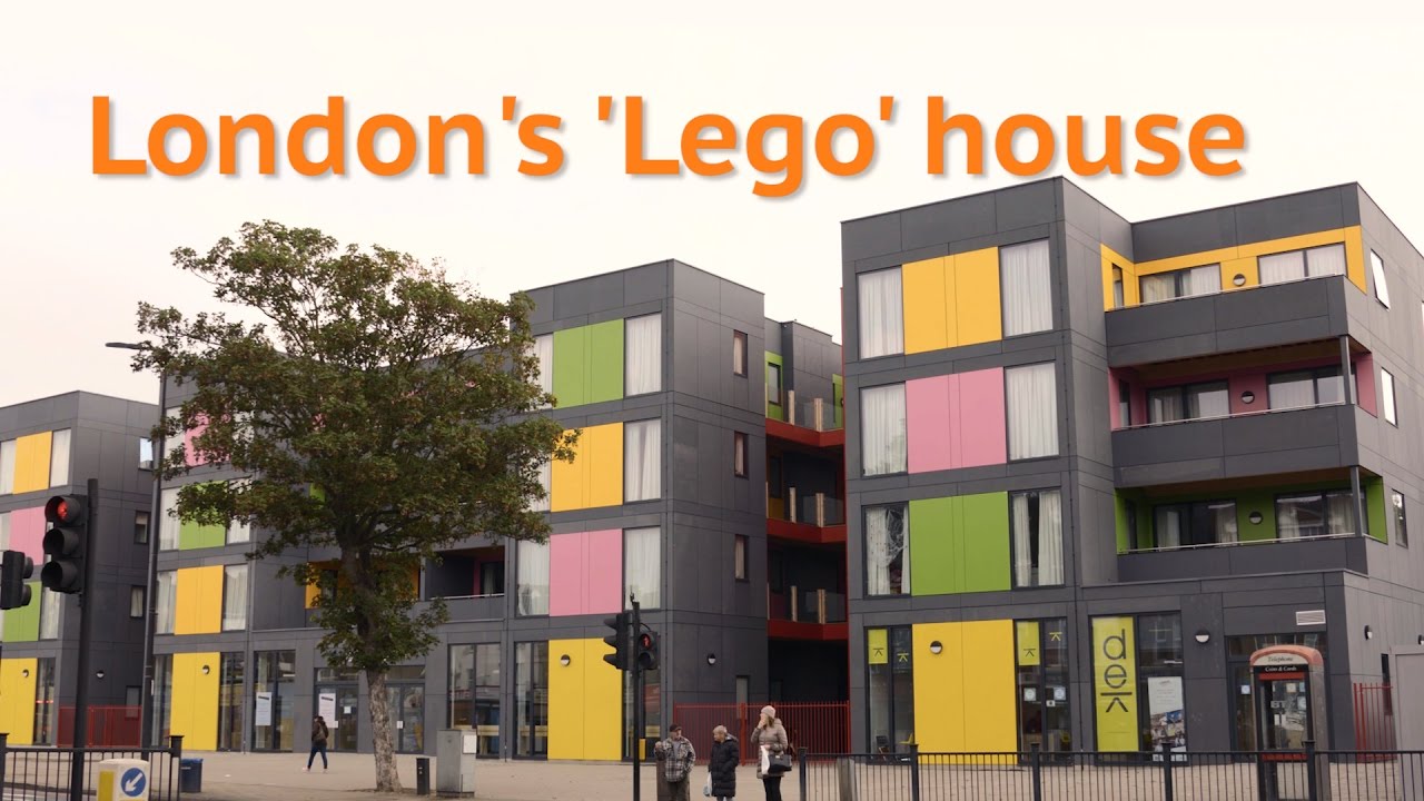 These 'Lego' homes are helping to house London's homeless - YouTube