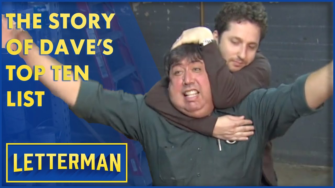 The Story of Dave's Top Ten List | Letterman - YouTube