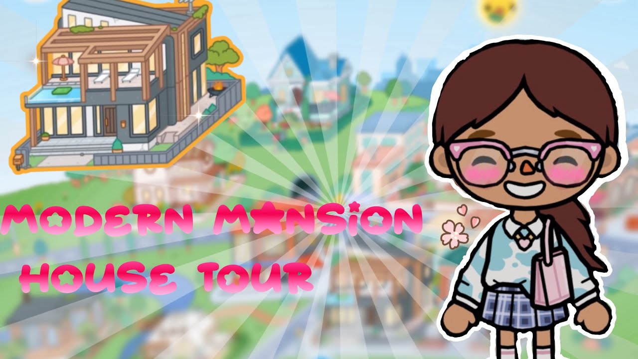 Modern mansion toca boca (tour) - YouTube