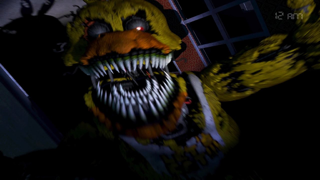 Completing Secret Bonus Night in FNAF4 - YouTube