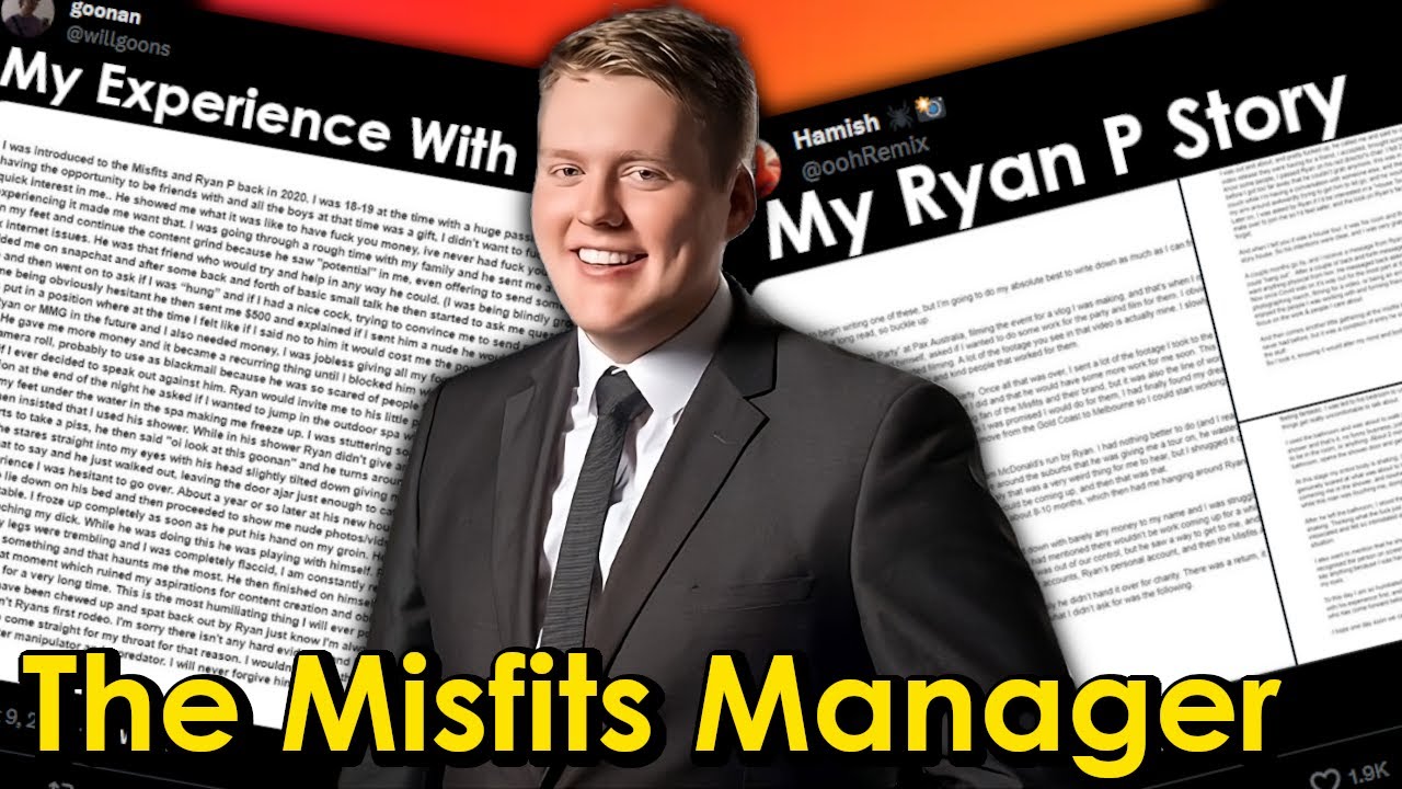 The Ryan P. Predator Allegations | Misfits Manager Ryan P. - YouTube