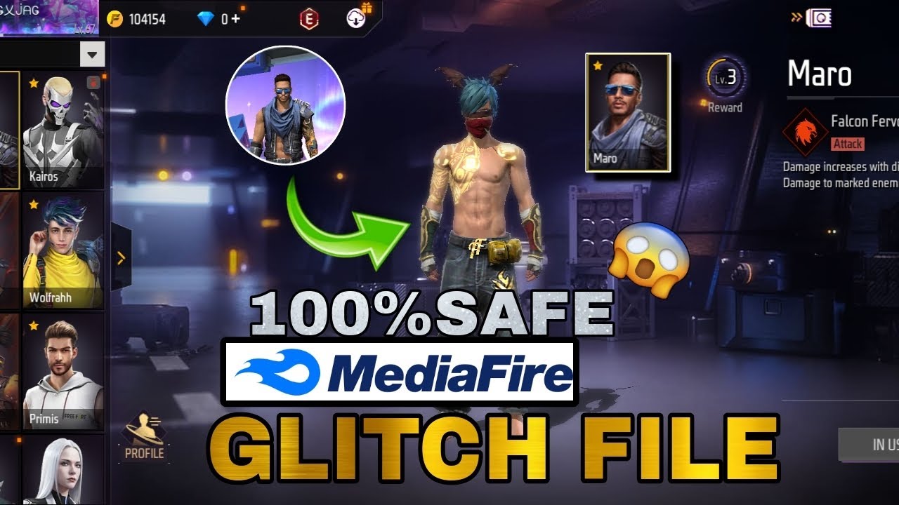 OB47 | RARE DREES COMBINATION GLITCH FILE FREE FIRE‼️ MEDIAFIRE GLITCH ...