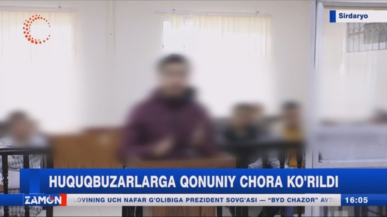 Huquqbuzarlarga qonuniy chora ko'rildi (Sirdaryo) - YouTube