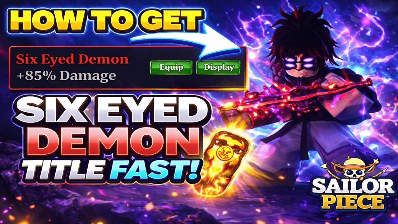 How To Get Six Eyed Demon Title Fast In Sailor Piece | Roblox - YouTube