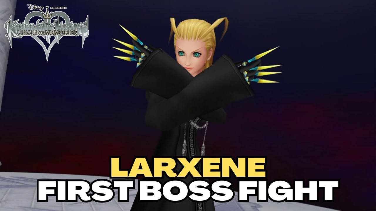 Kingdom Hearts Re:Chain of Memories – Larxene First Boss Fight (Proud ...