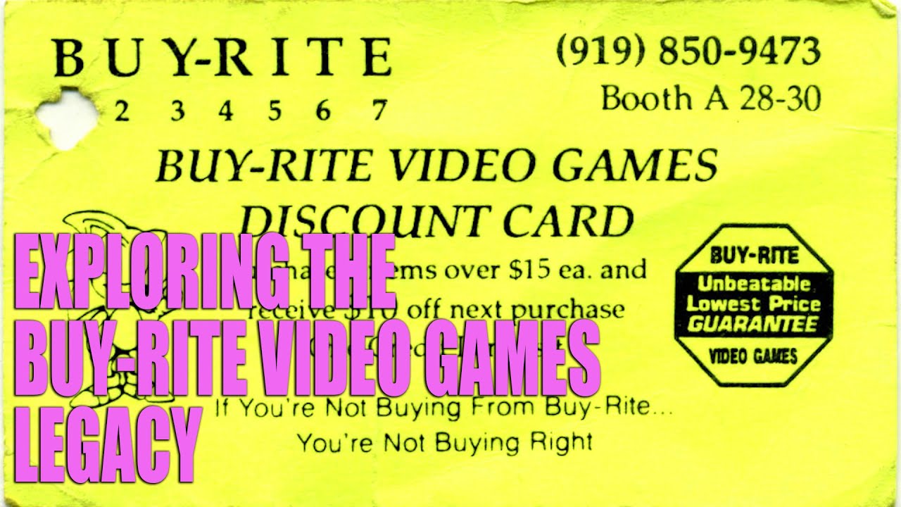 Exploring the Buy-Rite Video Games Legacy... - YouTube