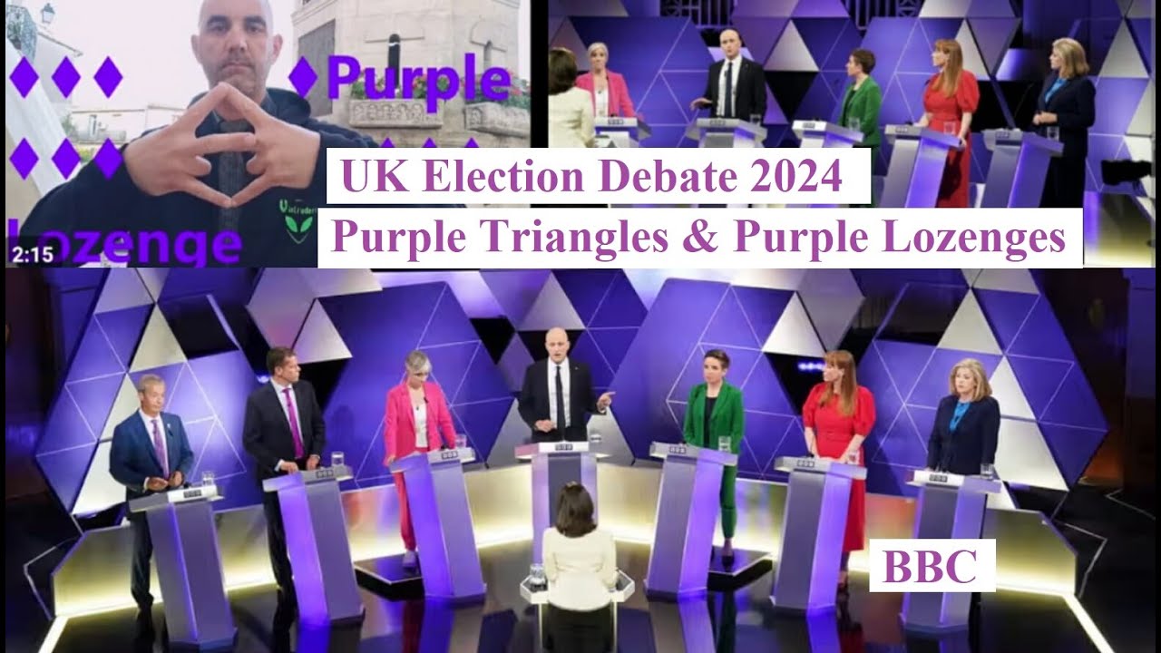 UK General Election Debate BBC What about Purple Triangles & Purple ...