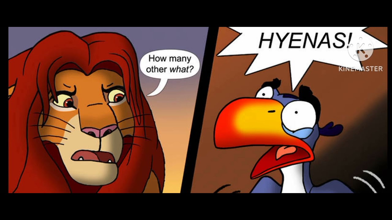 Voice acting a lion king comic (credits to the person for the comic ...