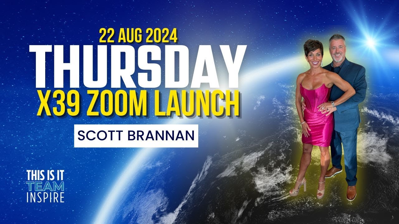 Lifewave Team Inspire | X39 Meeting | Thurs 22.8.2024 | Scott Brannon ...