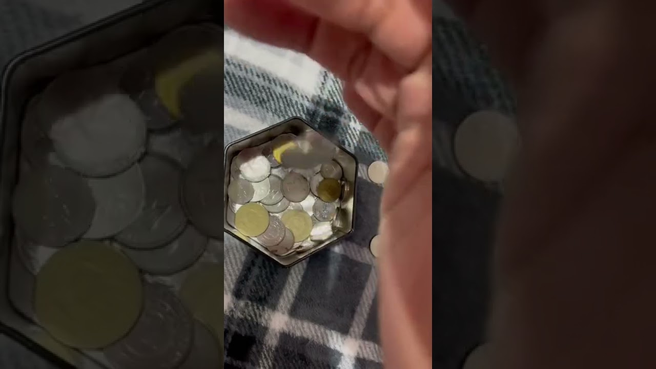 Amazing sounds of dropping coins in coin bank #asmr #asmrsounds #shorts ...
