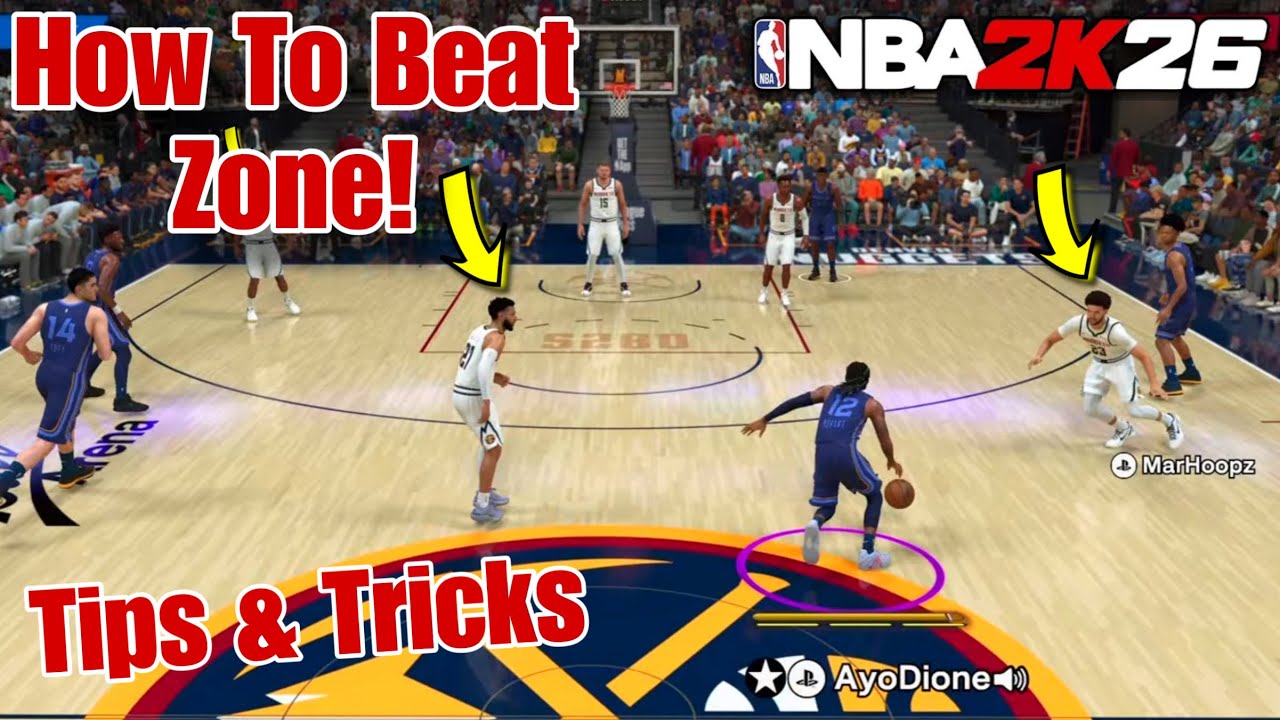 HOW TO SCORE AGAINST ZONE DEFENSE IN NBA 2k26 PLAY NOW ONLINE! - YouTube