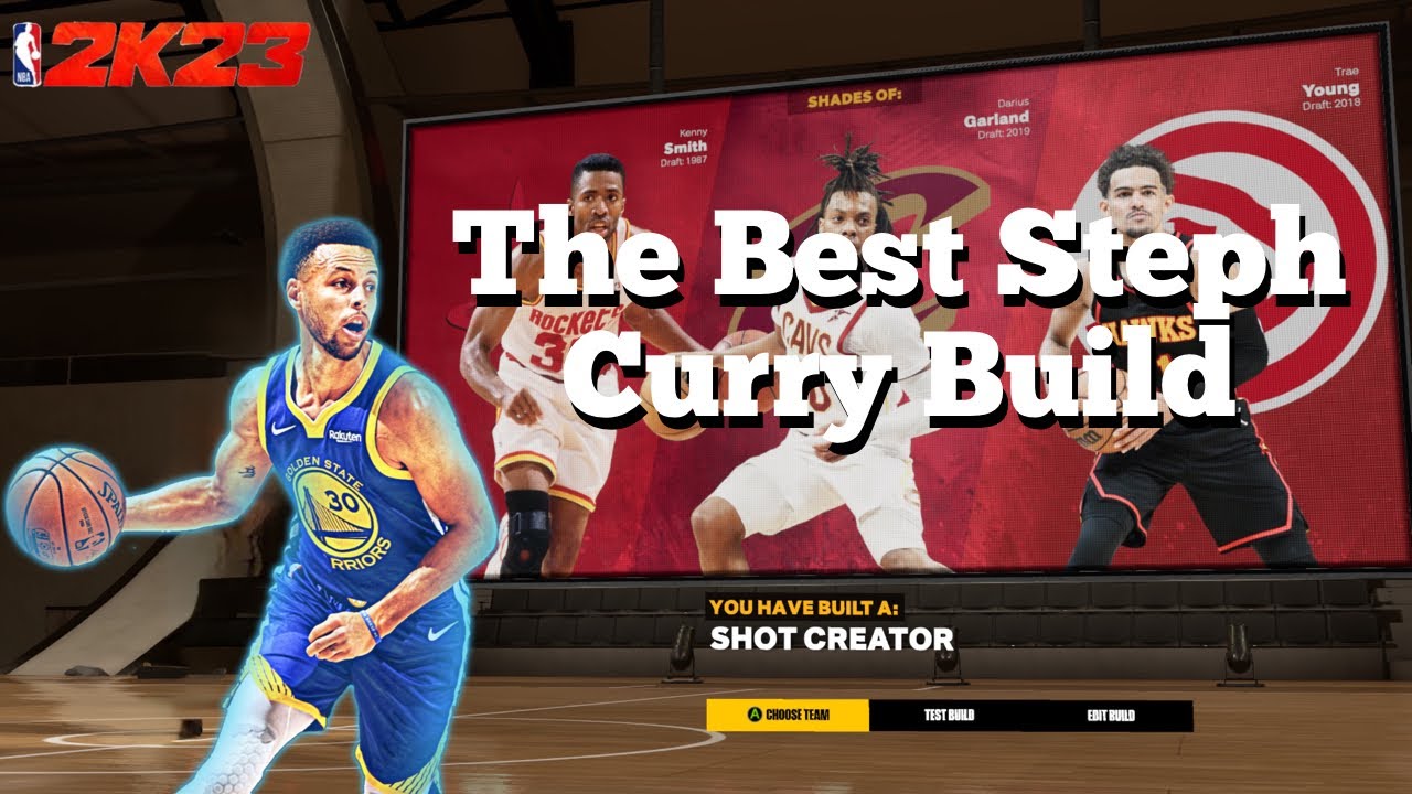 *NEW* The ULTIMATE Best Steph Curry Build On NBA 2K23 The Best Shot ...