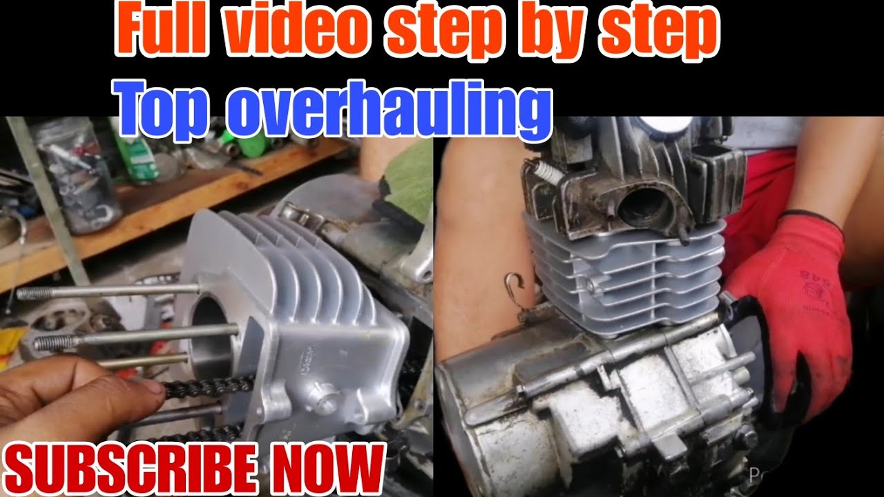 WAVE TYPE ENGINE TOP OVERHAUL - YouTube