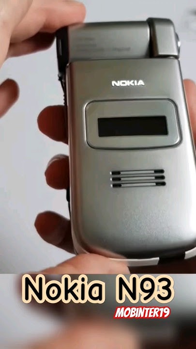 Nokia N93 - YouTube