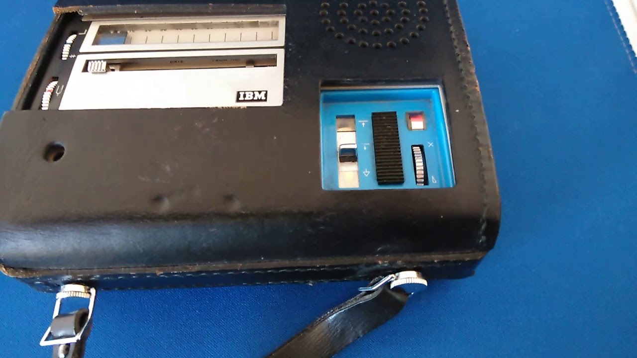 IBM 224 Portable dictation system - YouTube