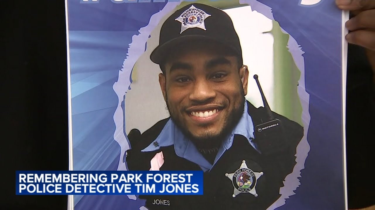 Community honors life of Park Forest Detective Tim Jones, who died ...