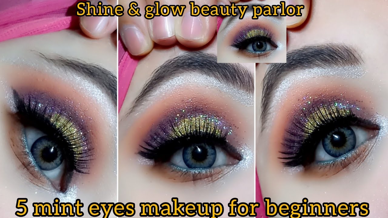 5mint eyes makeup tutorial for beginners | easy eye makeup tutorial ...