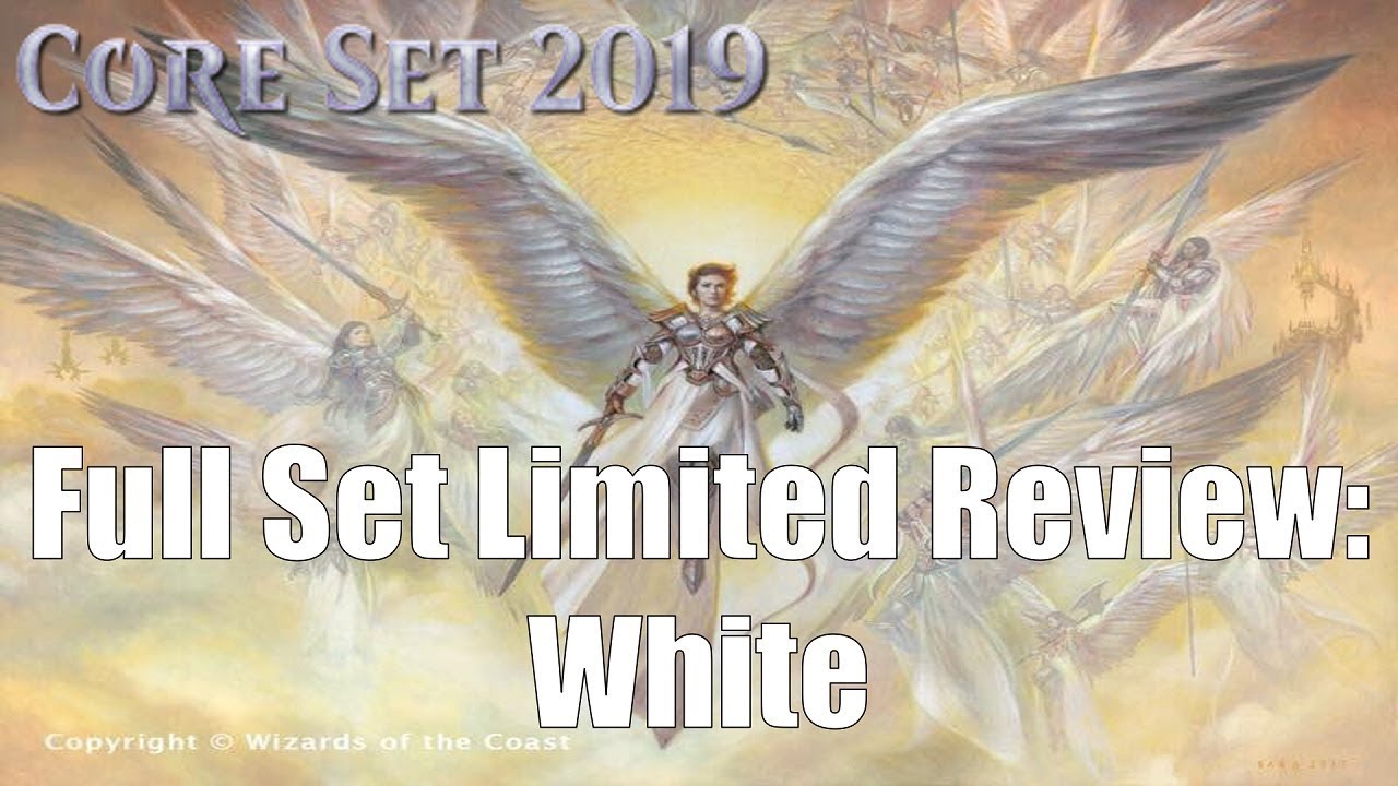 Core Set 2019 Full Set Limited Review: White - YouTube