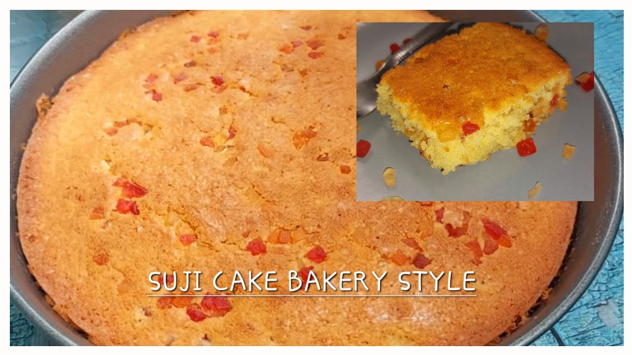 Suji Fruit Cake Recipe | Semolina Fruit Cake | Bakery style - YouTube