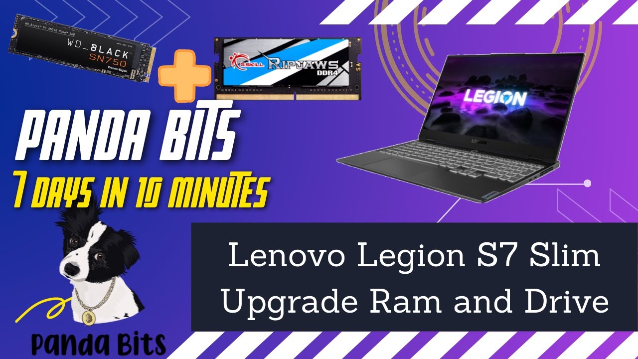 Lenovo Legion Slim S7 Upgrade Ram and Hard Drive SSD NVME - YouTube