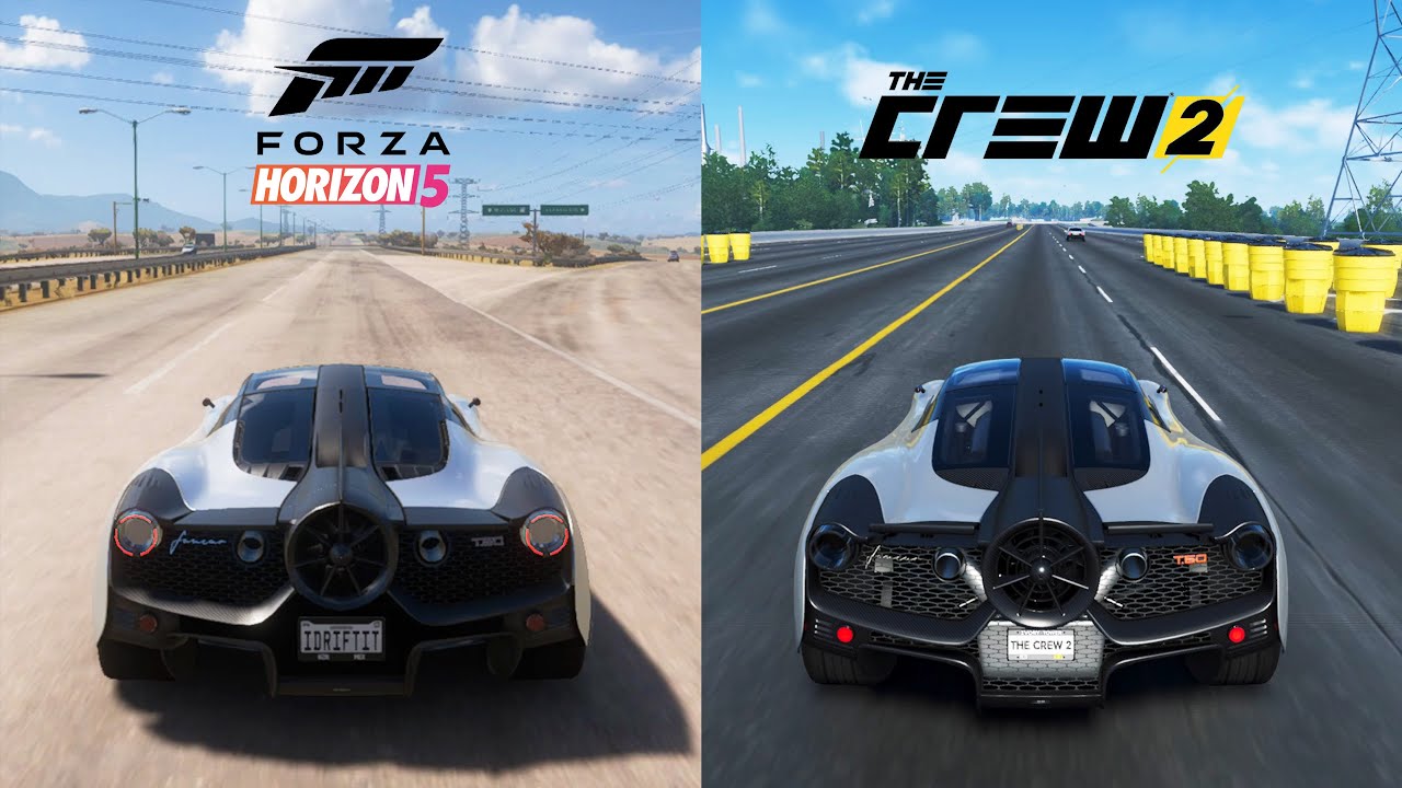 Forza Horizon 5 vs The Crew 2 - GMA T.50 | Direct Comparison (Sound ...