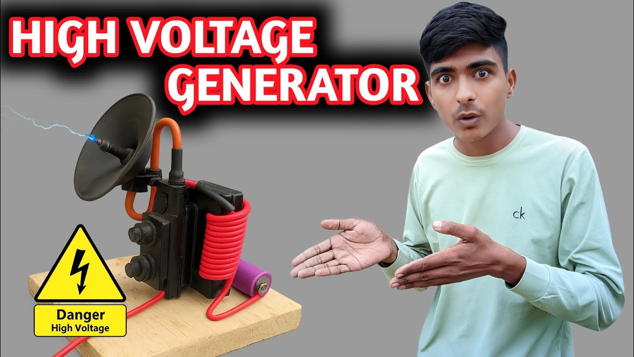 How to Make High Voltage Generator at Home | 400KV Shock Test ⚡ ...