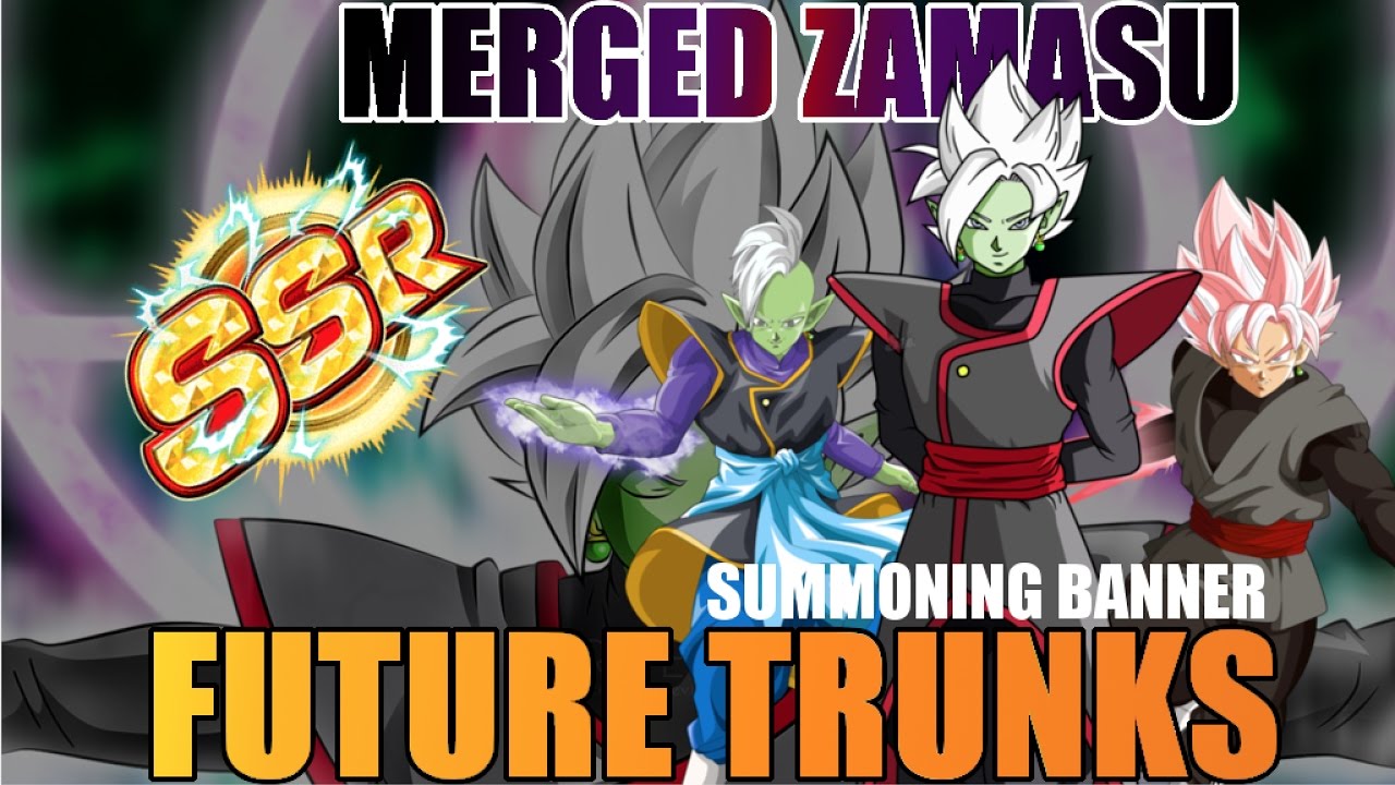 WE PULLED AN SSR!!!!!!MERGED ZAMASU/FUTURE TRUNKS BANNER SUMMONINGS ...