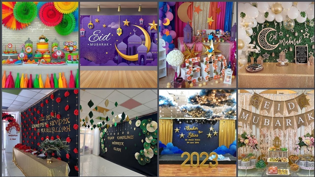 Eid Milan party 🎉 in school decor ideas/latest and best Eid Milan party ...
