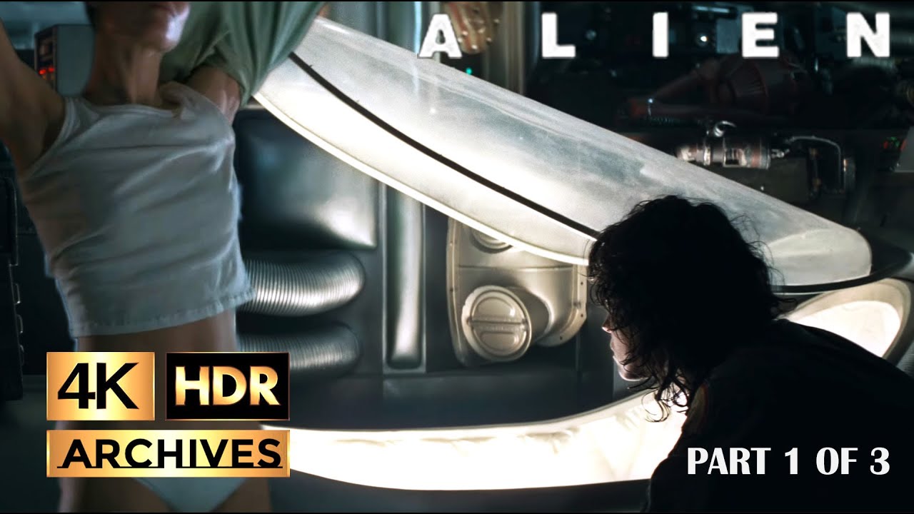 Alien [ 4K - HDR ] Final Fight 1/3 - Ripley and Jones the cat prepare ...