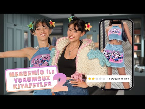 İNTERNETTEKİ YORUMSUZ KIYAFETLERİ DENEDİM! #2 | Merbemio ile Yorumsuz Kıyafetler