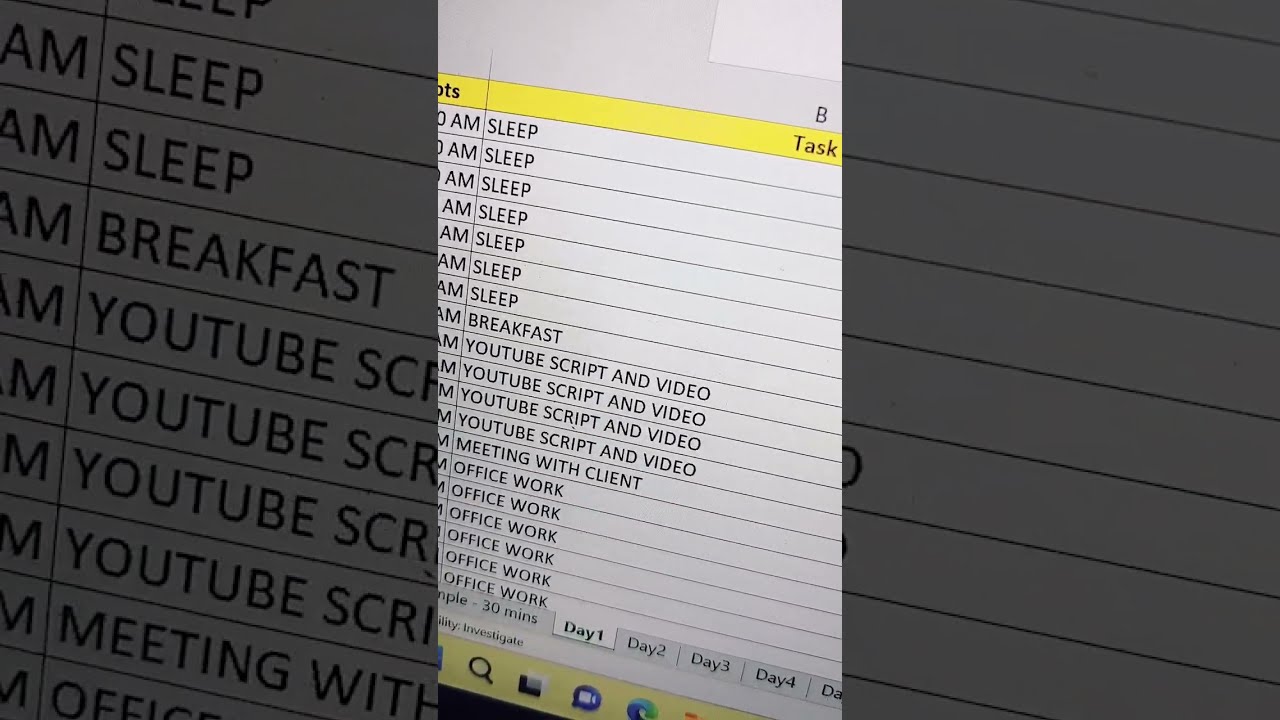 Ankur Warikoo Time Management Excel Sheet Explained In Less Than ONE Ankur Warikoo Time Management Excel Sheet Explained In Less Than ONE