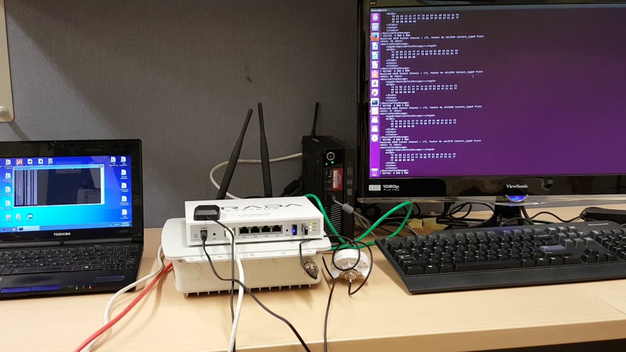 DSRC Beaconing Testing - YouTube