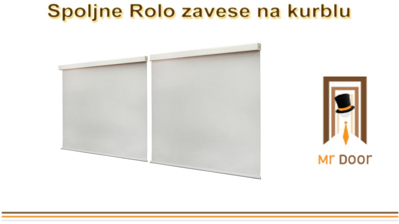 Spoljne Rolo zavese na sajlu, Screen platno na Kennedy Residence - YouTube