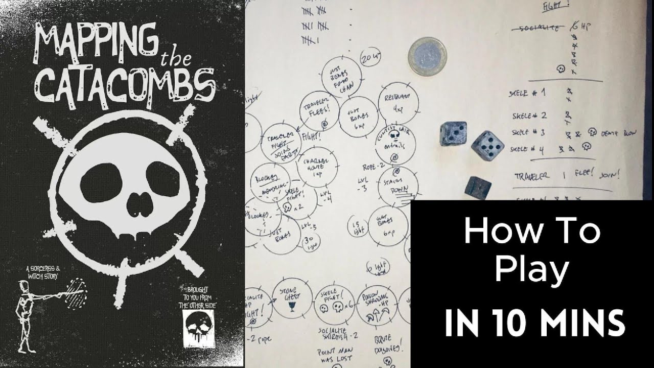 How To Play Mapping The Catacombs Dungeon Crawler RPG in Under 10 ...