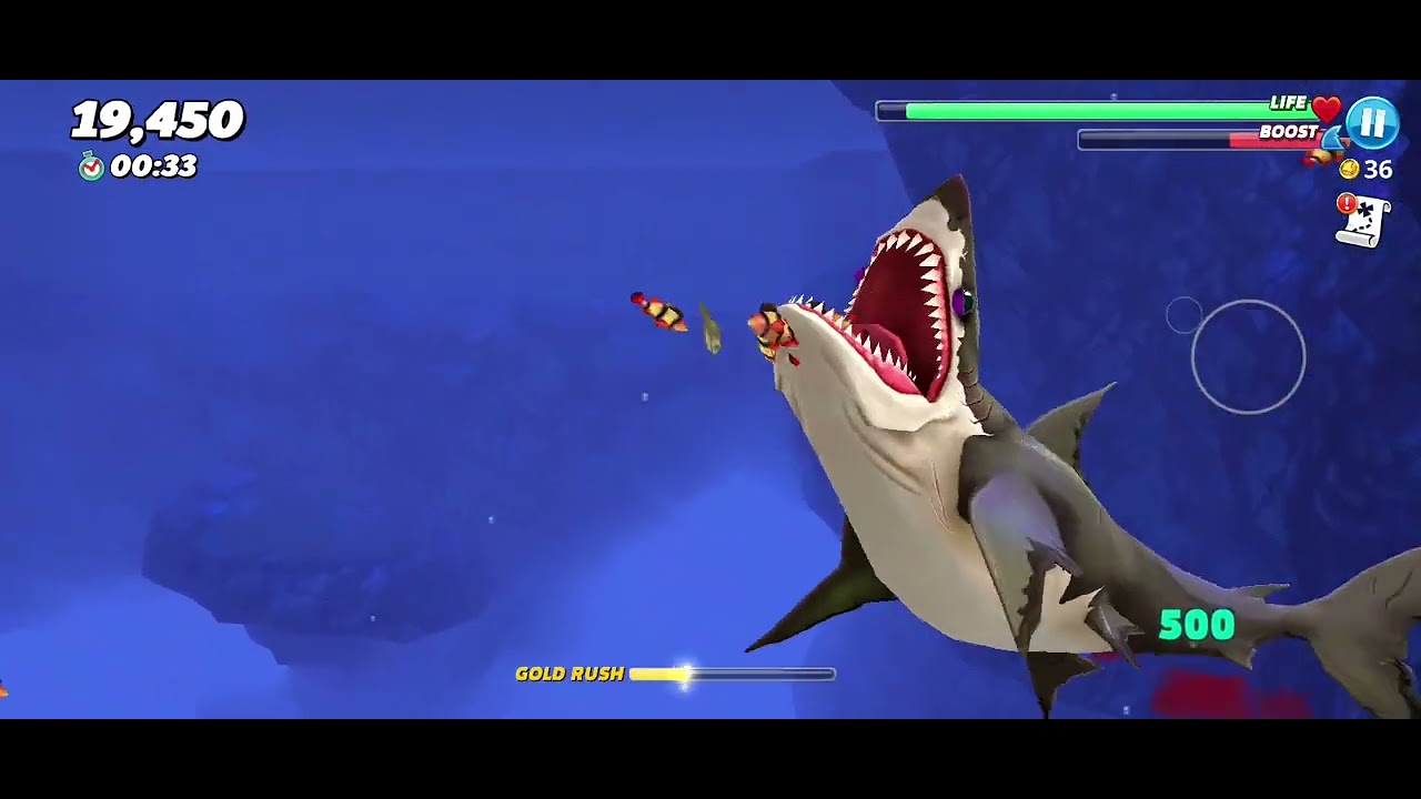 Megalodon Shark : Inimate : New Game : New Shark : Hungry Shark - YouTube
