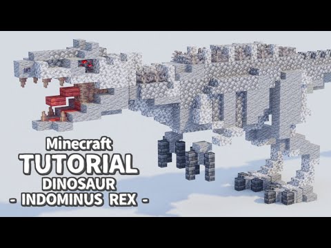 [Minecraft] - How to build an Indominus Rex - [Tutorial] - YouTube