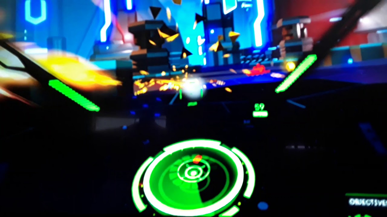 Vr on the ps4 playing Battle zone - YouTube